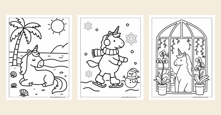 Coloring Pages for Girls (Free PDF Printables) - ColorwithAnne