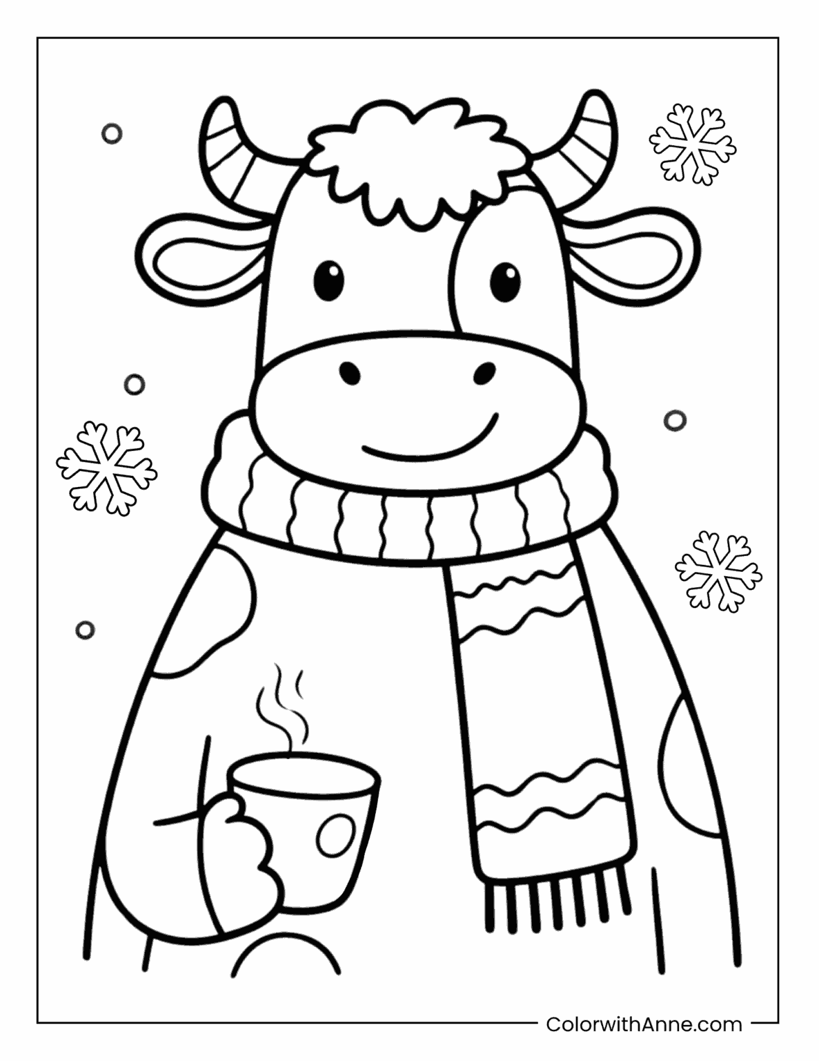 20 Cow Coloring Pages (Free PDF Printables)