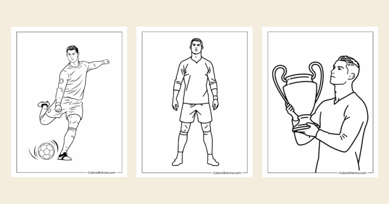 Sports Coloring Pages (Free PDF Printables) - ColorwithAnne